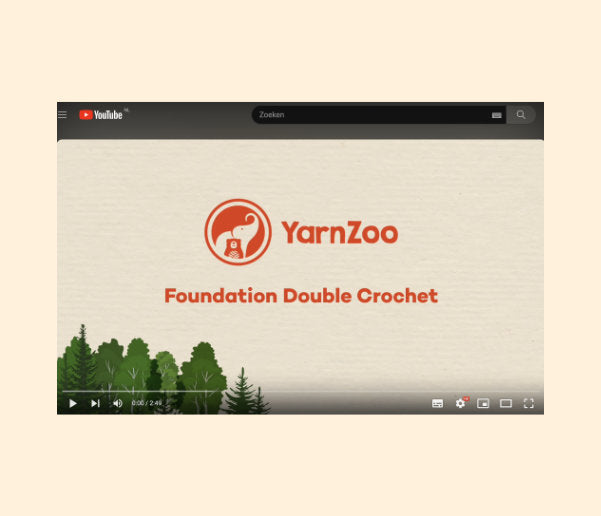 Foundation double crochet – YarnZoo