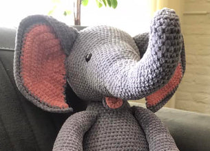 Amigurumi Pattern Elephant Fred | YarnZoo